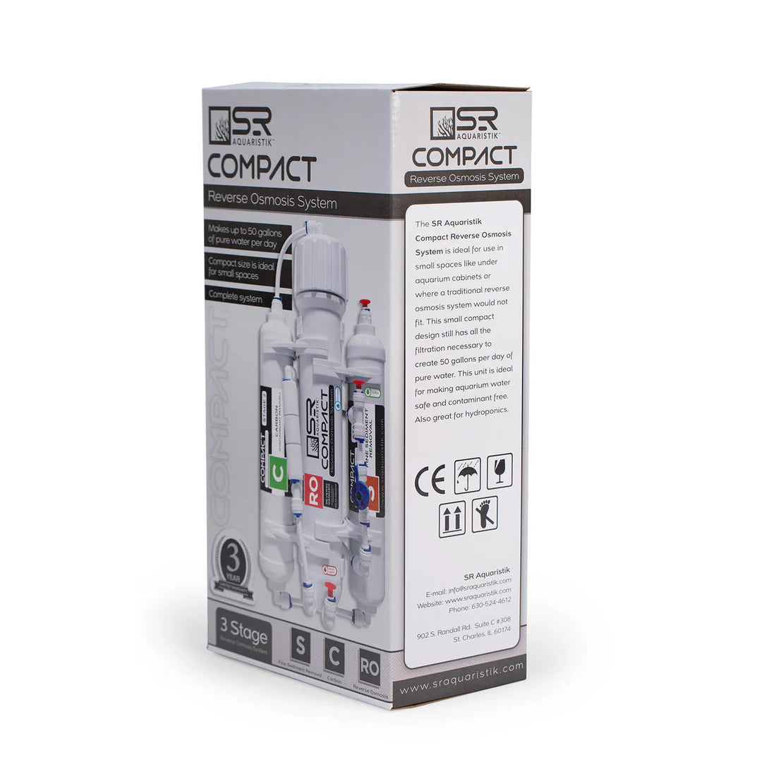 RO Compact 3 Stage Reverse Osmosis System – CoralFish12g