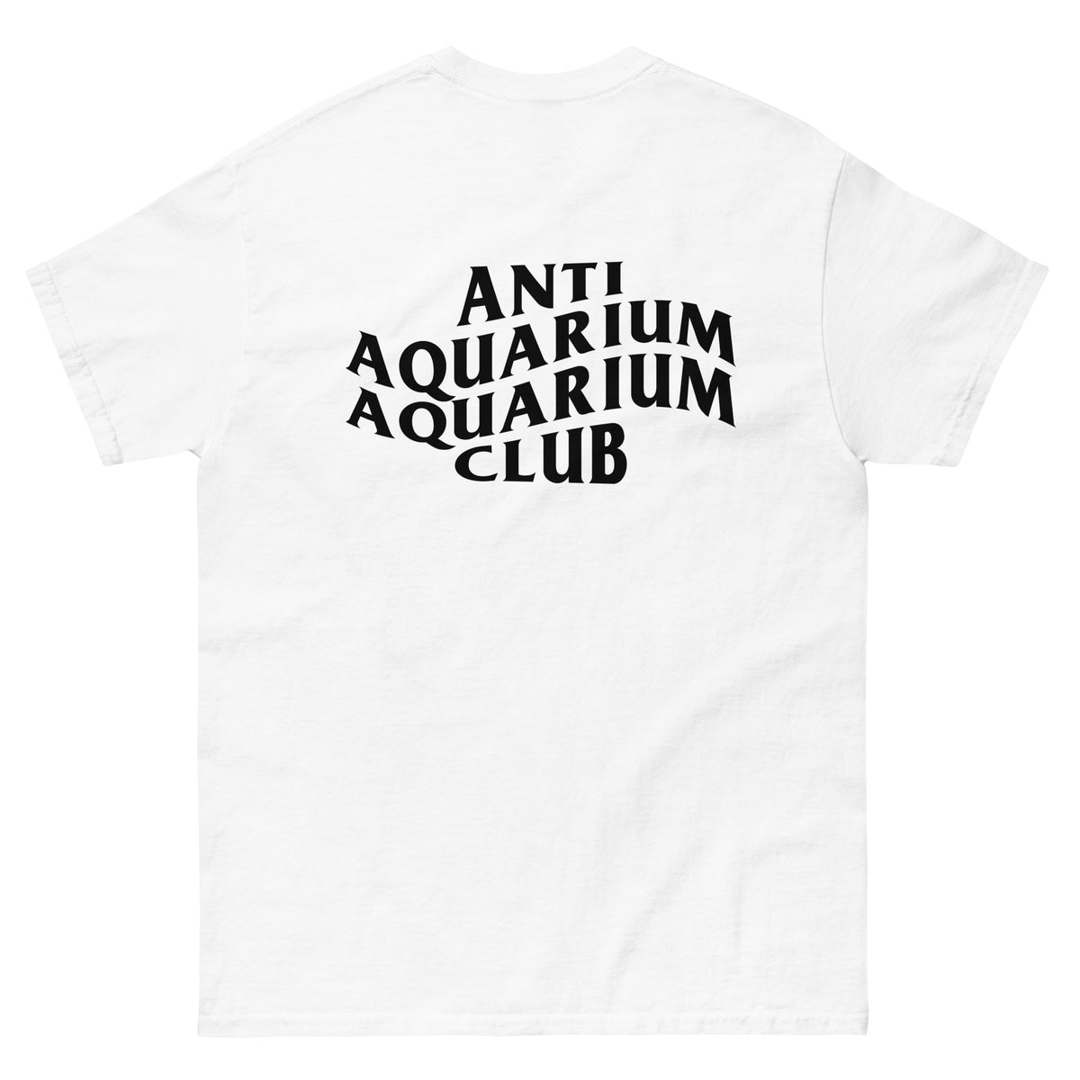 Anti Aquarium Aquarium Club White T-Shirt – CoralFish12g