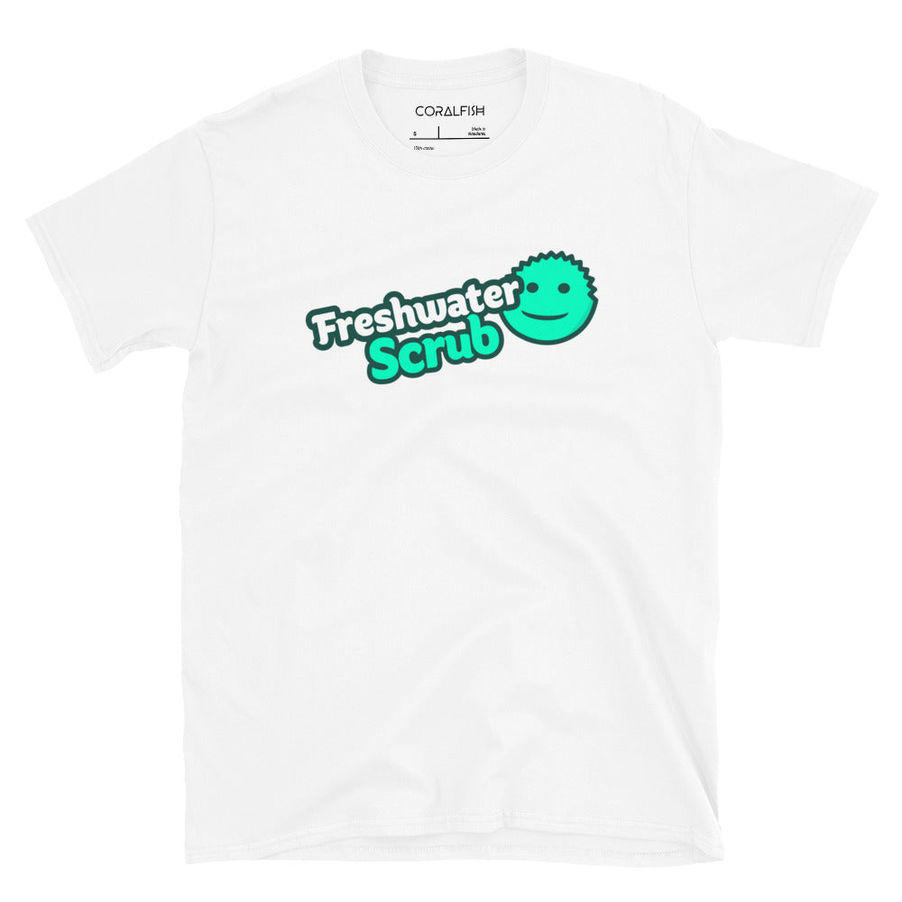 Freshwater Scrub White T-Shirt – CoralFish12g